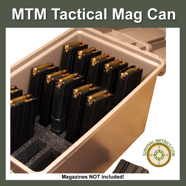 MTM Tactical Magazine Can (SMTMC-15) | SurvivalMetrics.com | Survival ...